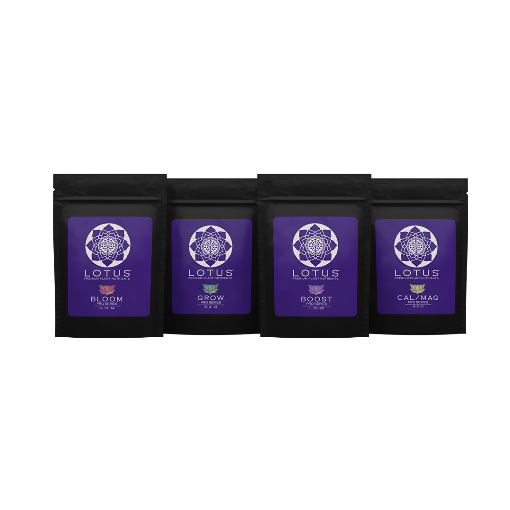 Lotus Nutrients 4-Part Intro Pack (Includes Grow, Bloom, Boost, and Cal ...